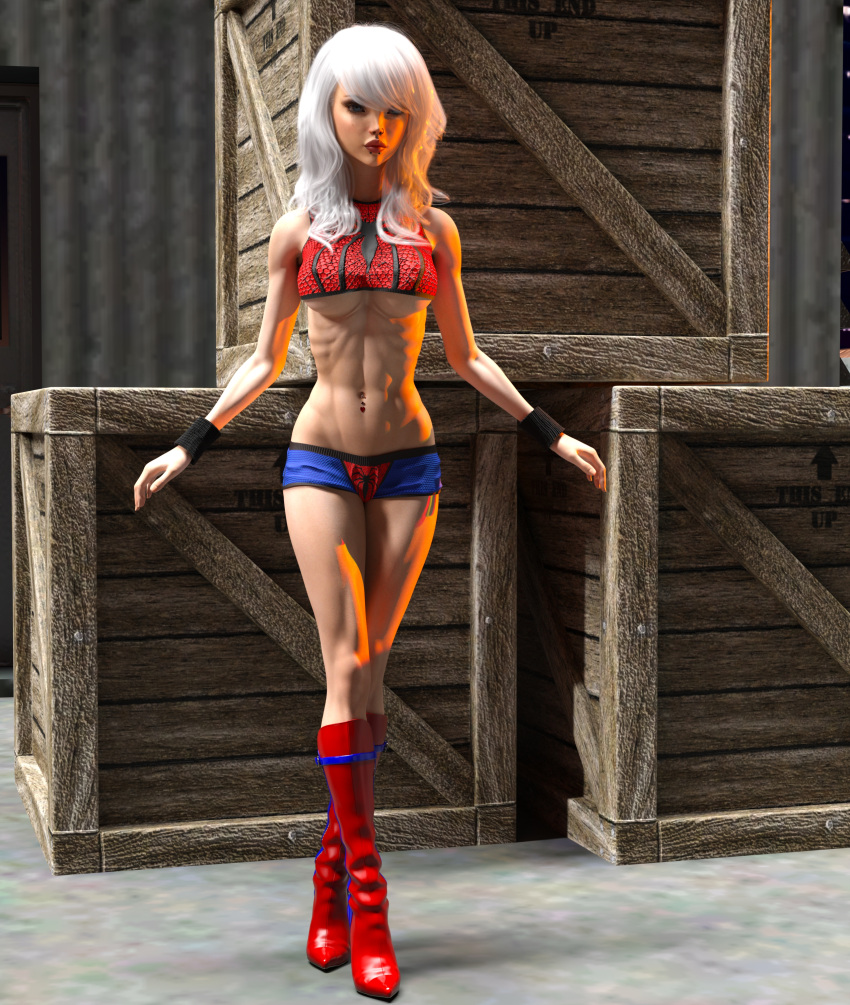 Rule 34 1girls 3d Abs Black Cat Marvel Blue Eyes Felicia Hardy