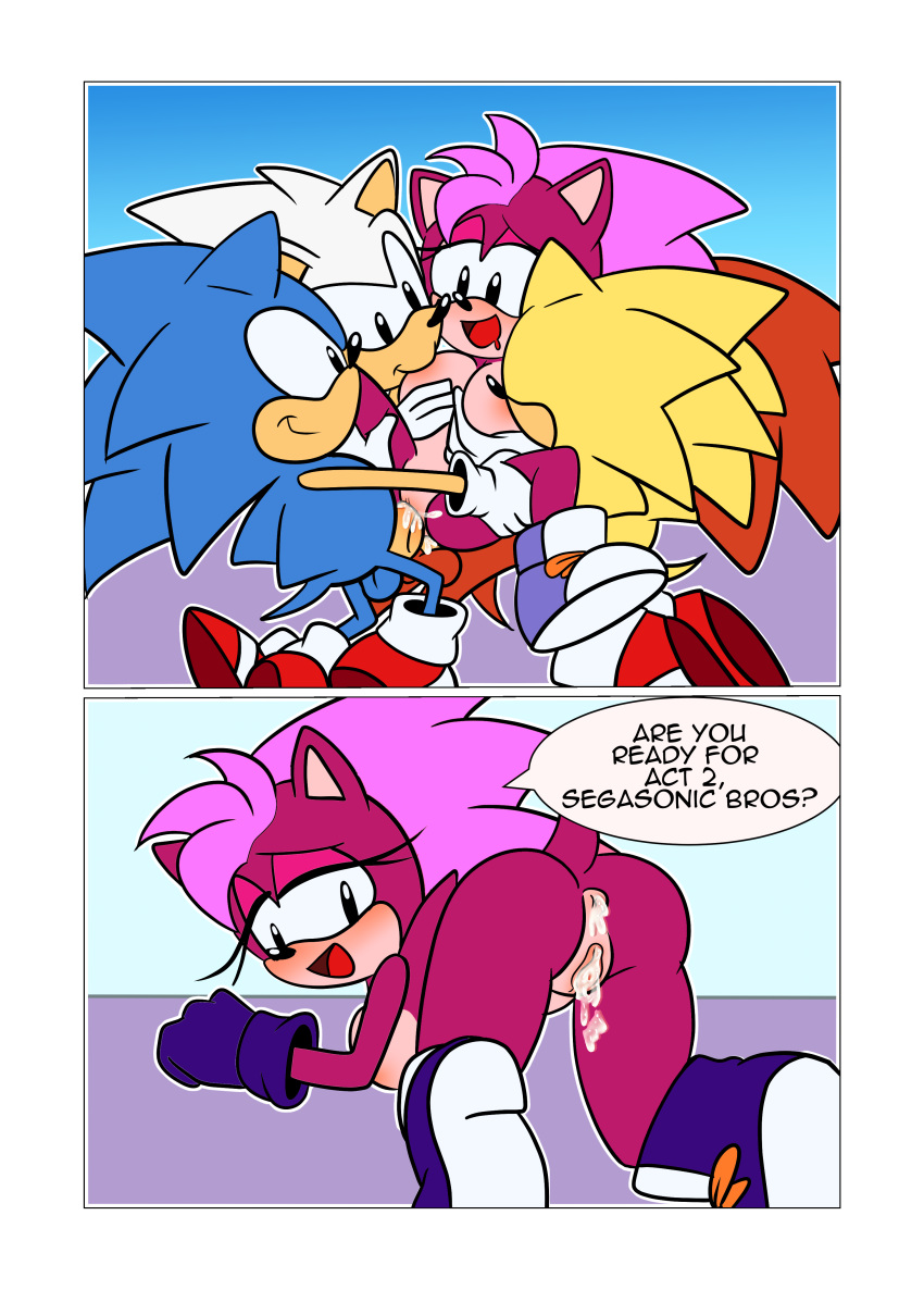 Rule 34 1girls 4boys Breast Sucking Cum Female Foursome Hedgehog 1393