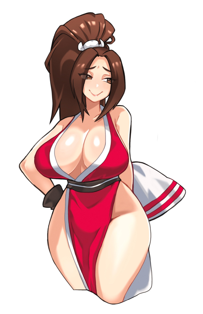Rule 34 1girls 2d Arm Behind Back Big Breasts Breasts Brown Eyes Brown Hair Cleavage Fatal