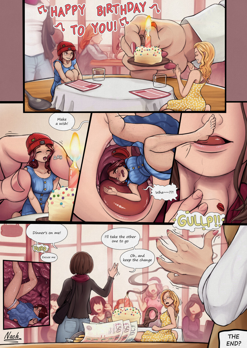 Rule 34 Birthday Brown Hair Casual Vore Color Comic Page Cruel Pred