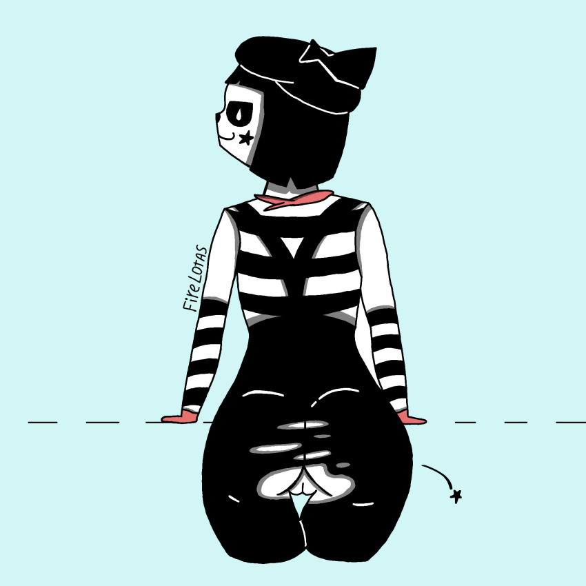 Rule 34 1girls Black Hair Bonbon Derpixon Chu Chu Firelotas Lotas Mime And Dash Mime Girl