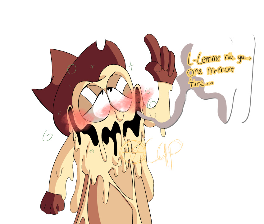 Rule 34 2boys Blush Cartoony Cheese Covered Penis Cowboy Hat Dialogue 9483