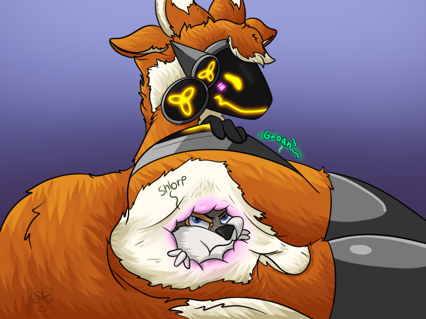 Rule 34 4 3 Aafox196 Anal Anal Vore Anthro Anus Ass Balls Belly Big Belly Big Butt Blush