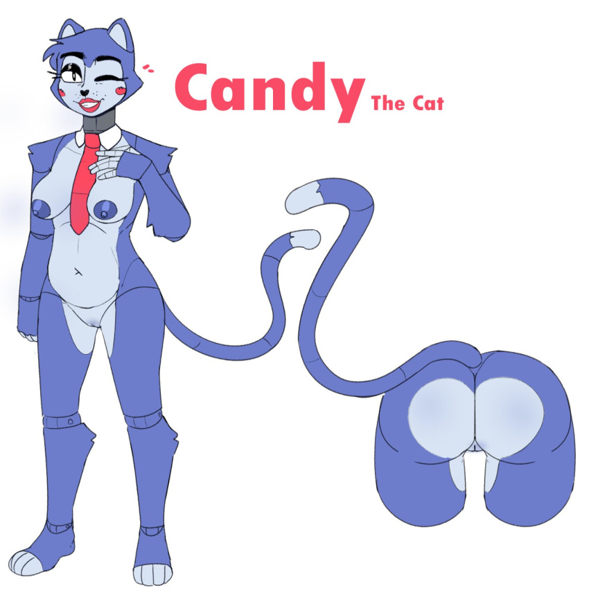 Rule 34 5 Fingers Animatronic Anthro Ass Blue Body Breasts Candy Fnac Domestic Cat English