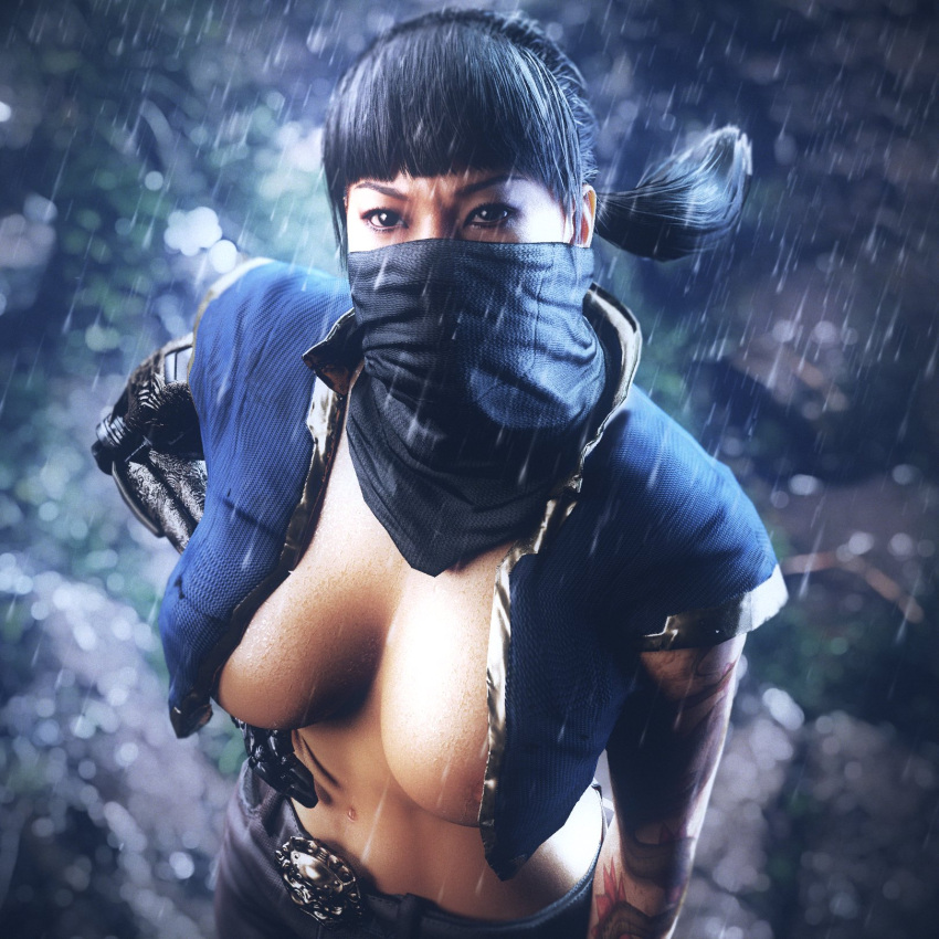 Rule 34 1girls Bandana Black Hair Breasts Call Of Duty Call Of Duty Black Ops 3 Call Of Duty