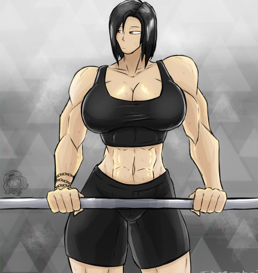 Rule 34 Abs Big Breasts Black Hair Breasts Brown Eyes Female Female