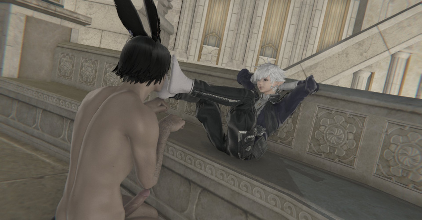 Rule 34 3d Alphinaud Leveilleur Dominant Feet Final Fantasy Final