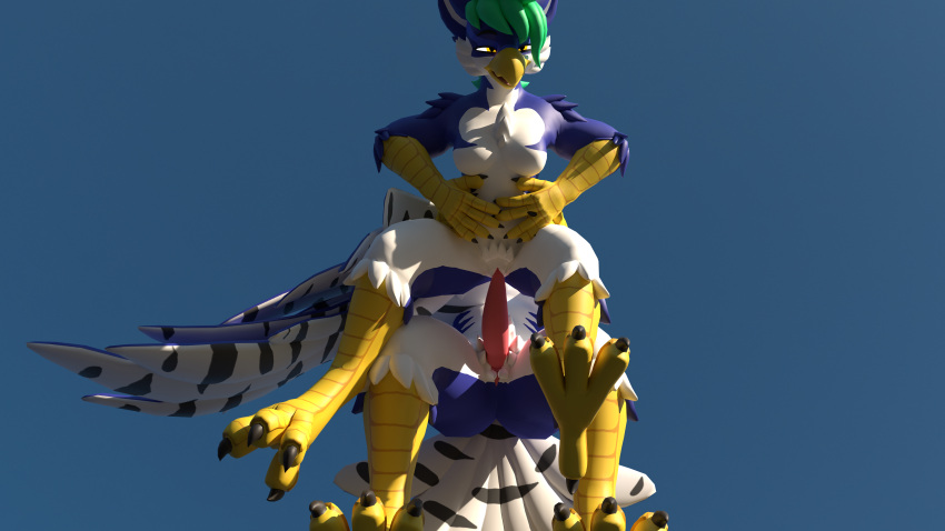 Rule 34 Absurd Res Anthro Avian Bird Blender Software Clone Duo Female Female Penetrated