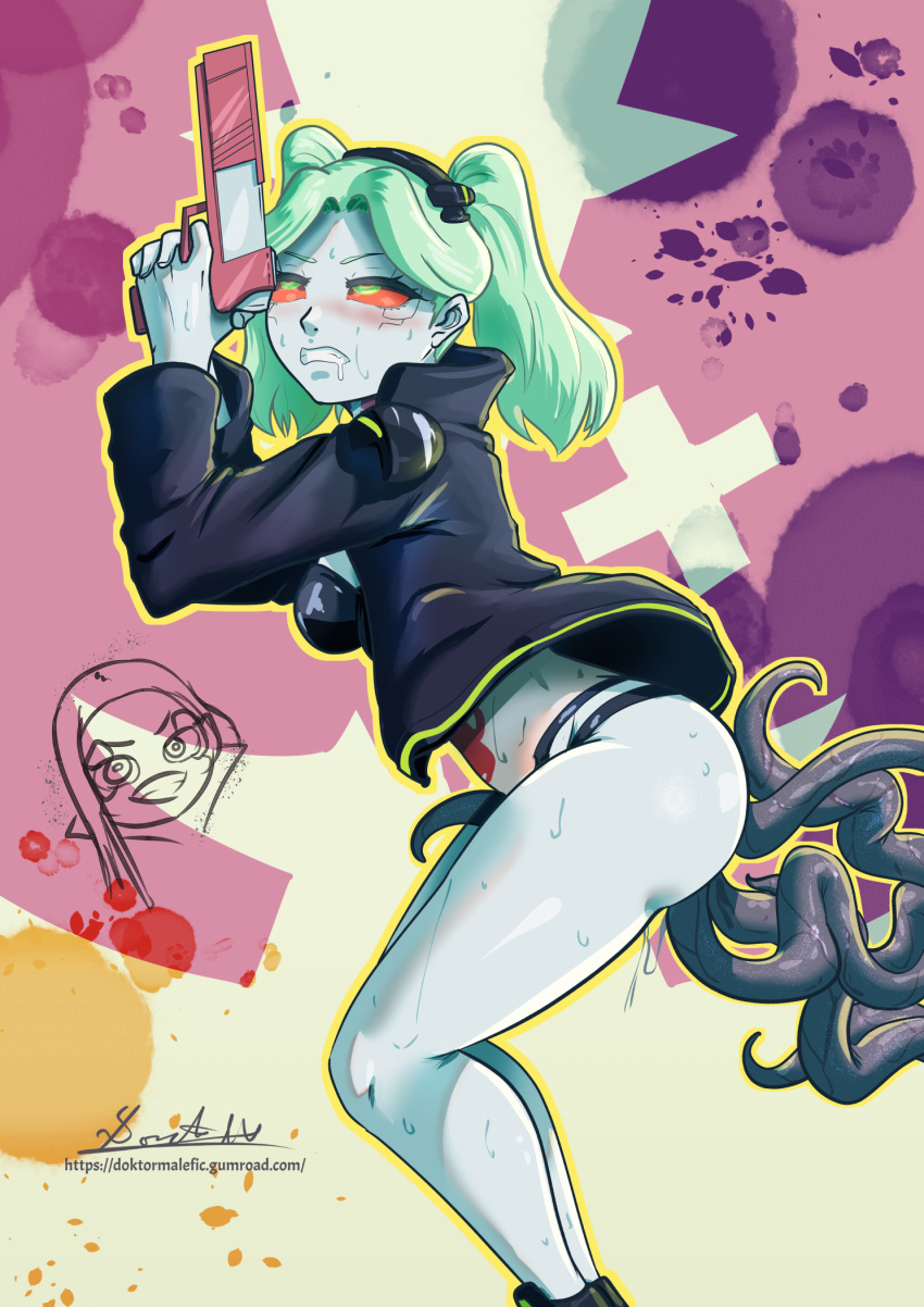Rule 34 1girls Big Ass Big Butt Clenched Teeth Cyberpunk Edgerunners