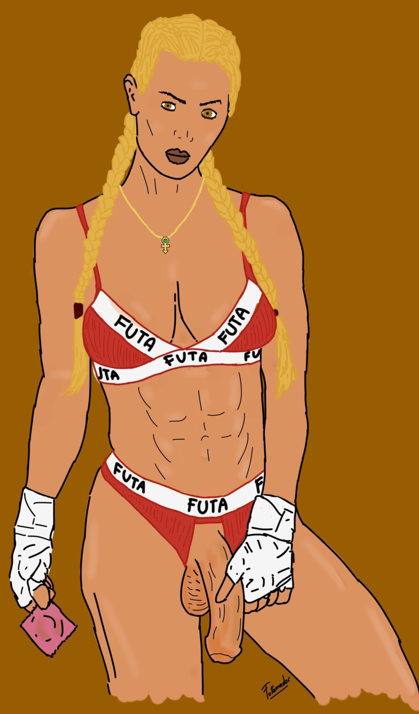 Rule 34 Bikini Blonde Hair Braids Futa Only Futamador Futanari 6716424