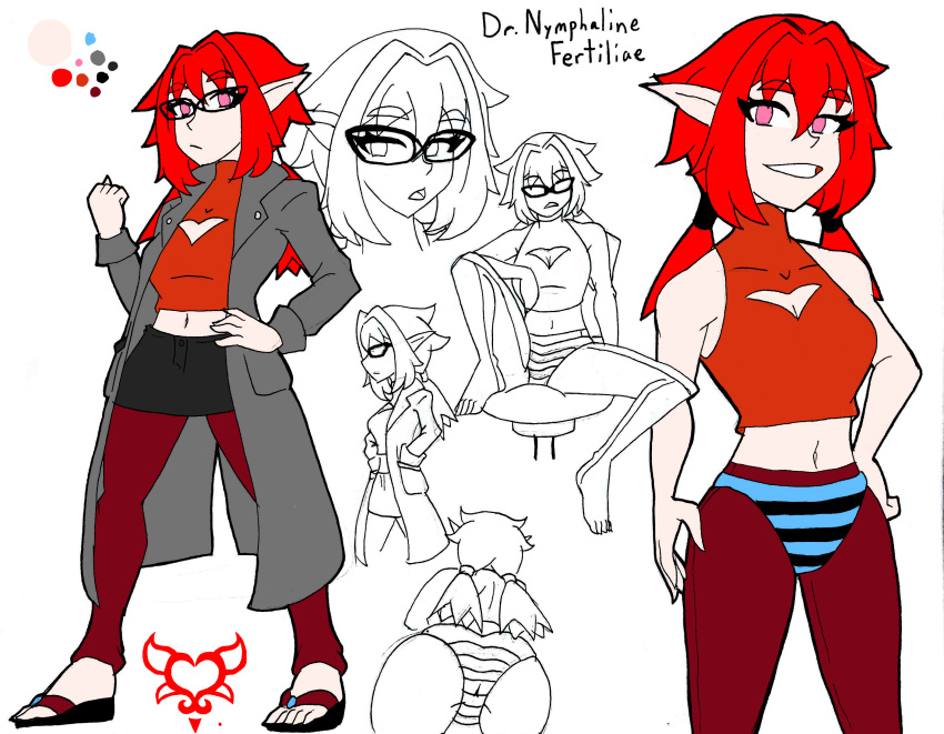 Rule 34 Cafe Risque Character Sheet Doodle Dr Nymphalia Elf Elf Ears 9965