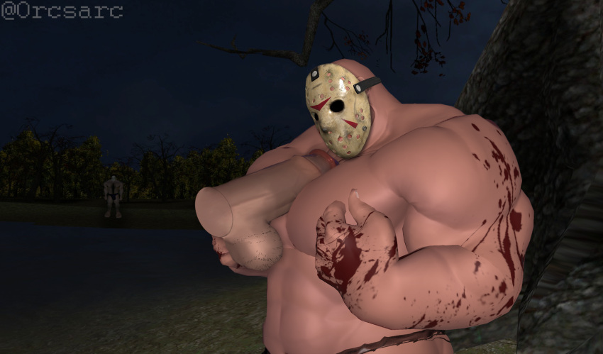 Rule 34 Bara Friday The 13th Gay Jason Voorhees Male Only Muscular 9159