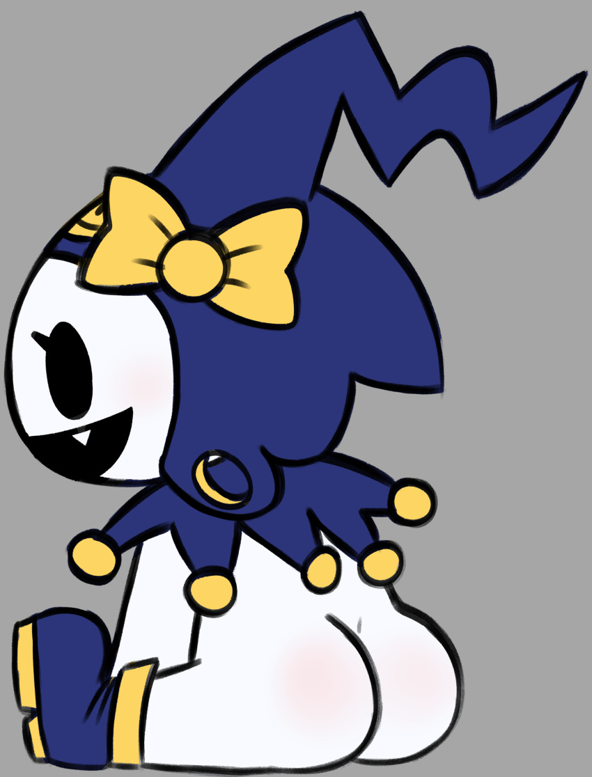 Rule 34 Ass Atlus Blue Hat Blue Shoes Cute Demon Ebiinari Head Turned 6493