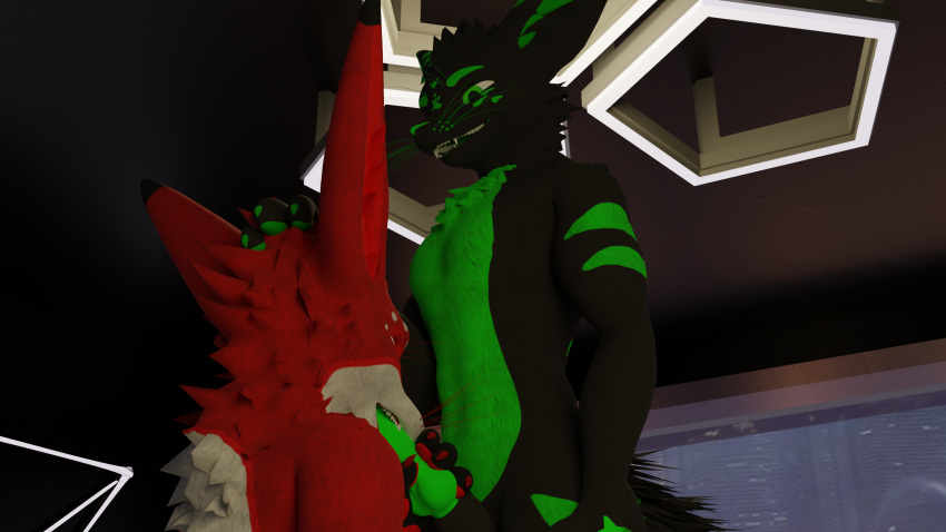 Rule 34 Anthro Duo Fellatio Hi Res Male Male Male Mintythefloof Oral Penile Rexouium Sex 9616896