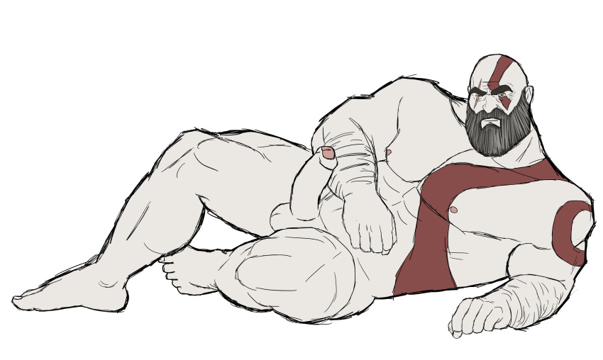 Rule 34 Balls Bara Beard Body Markings Boner Erection Facial Hair Gay 4148