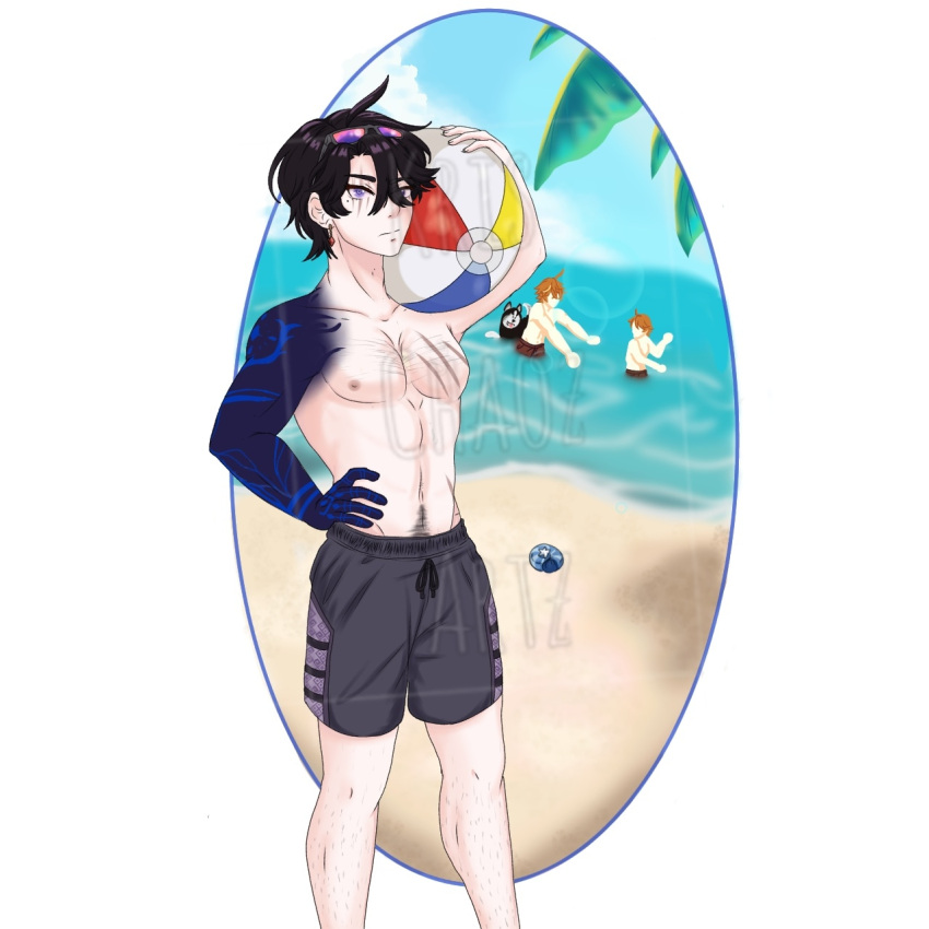Rule 34 Abs Beach Beach Ball Male Only Not Nsfw Oc Original Character 3588
