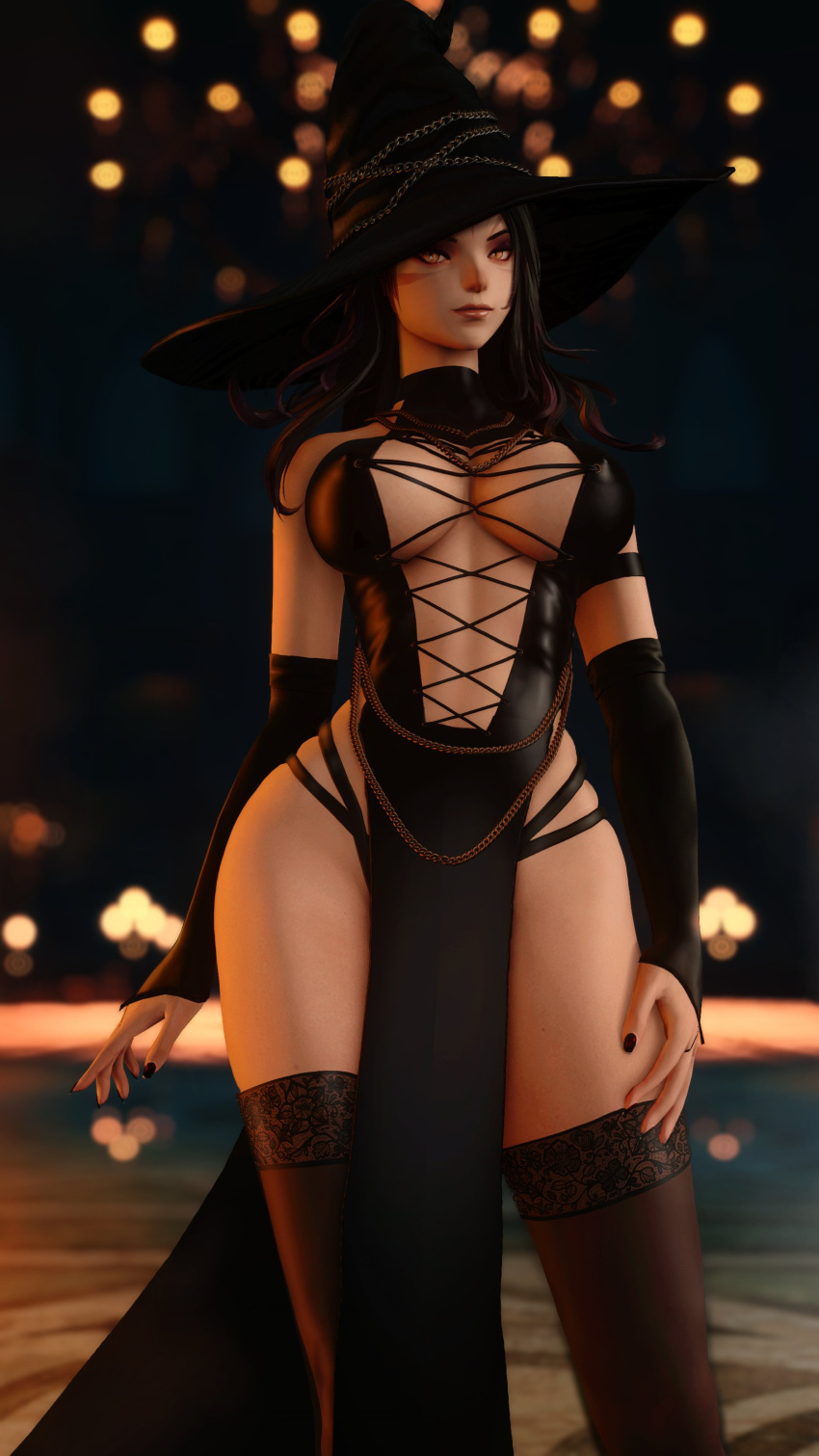 Rule 34 Big Breasts Costume Elbow Gloves Female Final Fantasy Final 2985