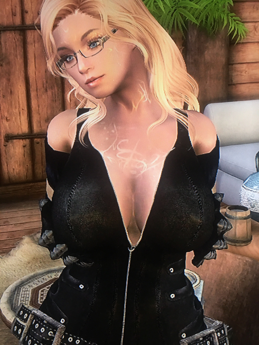 Rule 34 Big Ass Big Breasts Blonde Hair Blue Eyes Glasses Huge Ass