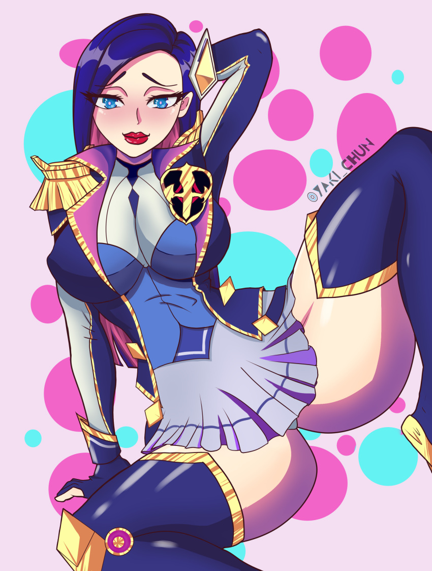 Rule 34 Arcane Blue Hair Caitlyn Kiramman Female Female Only League 1860