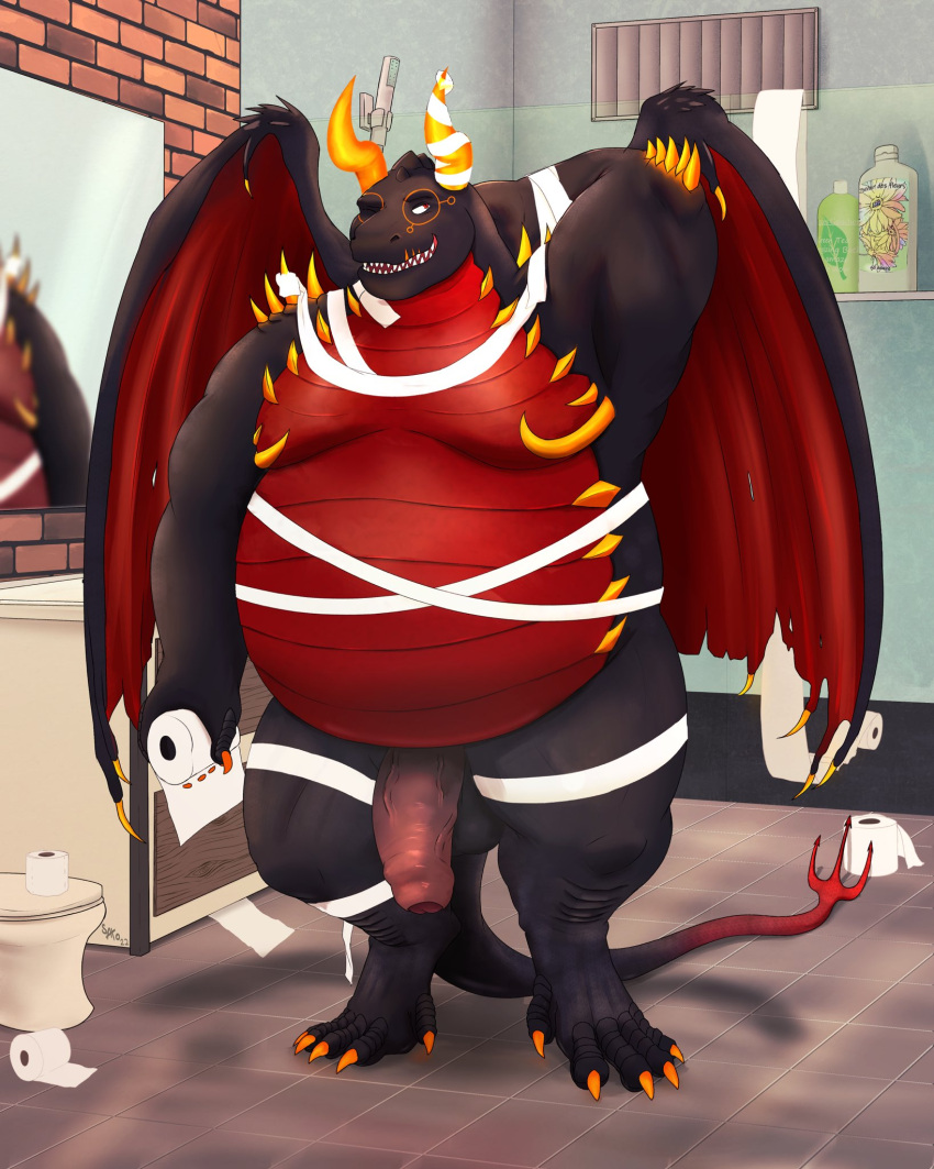Rule 34 2022 Anthro Balls Bathroom Belly Big Belly Black Body 2830