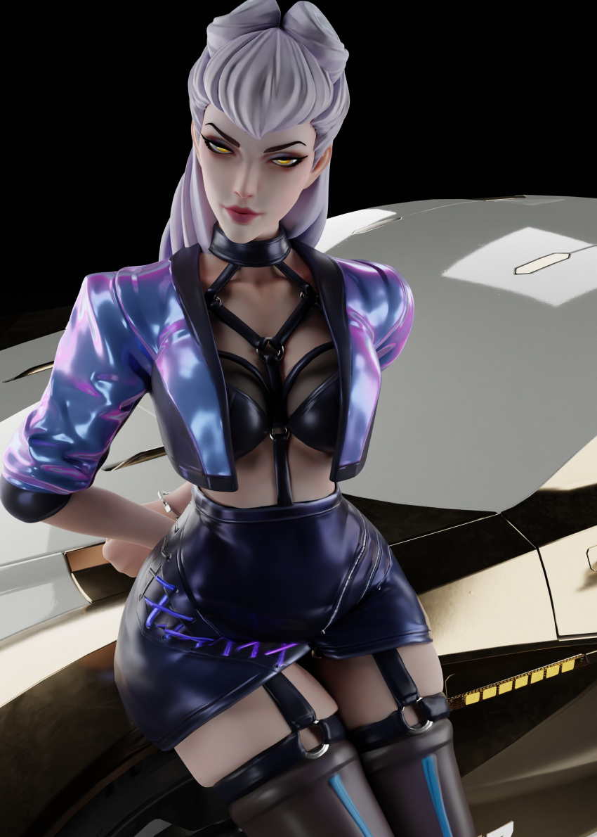 Rule 34 2022 3d Bondage Evelynn Garter Straps Gentlegiant S Handcuffs Harness K Da All Out