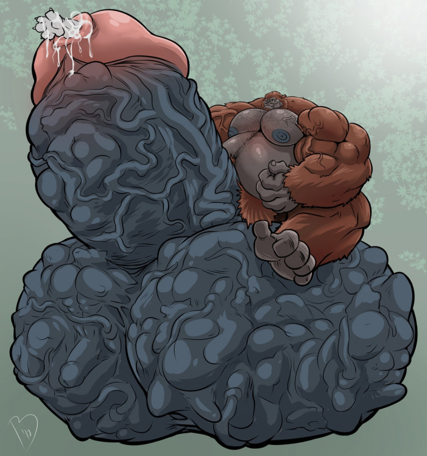 Rule 34 Anthro Ape Balls Baralust Belly Big Balls Big Belly Big Penis 5534