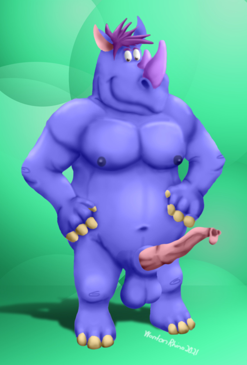 Rule 34 2021 Anthro Anthrofied Blue Skin Brown Eyes Clay Erect Nipple