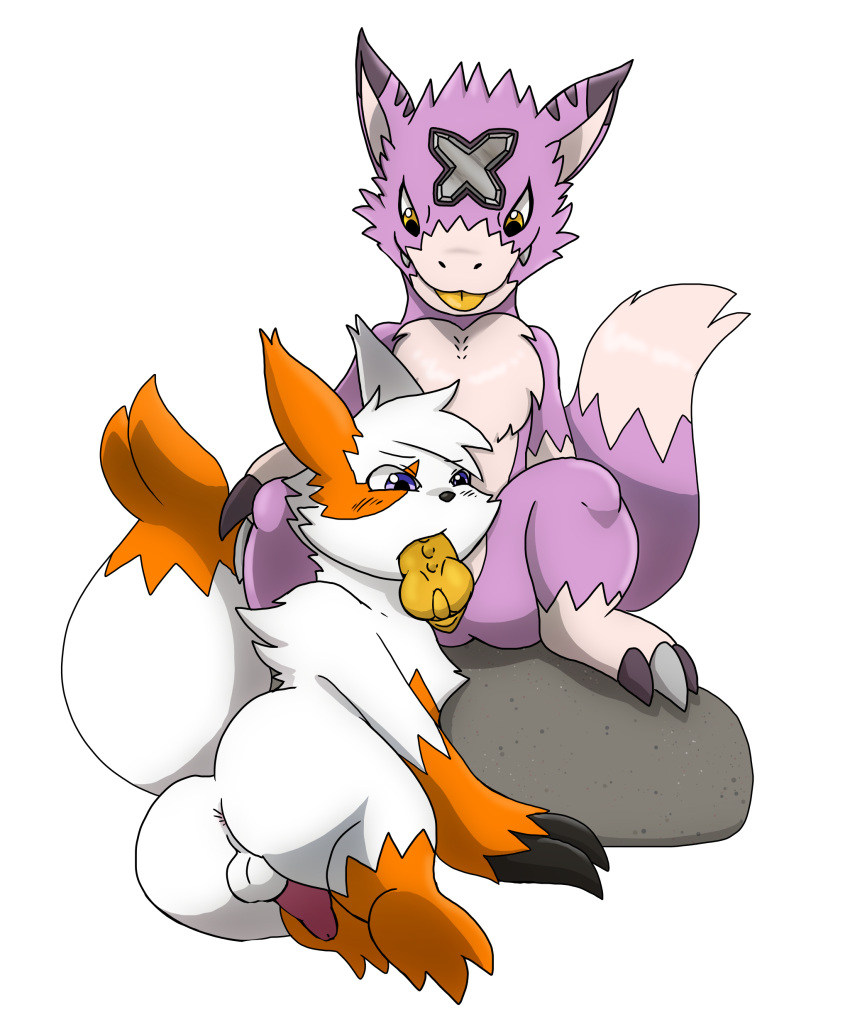 Rule 34 Absurd Res Backsack Balls Bandai Namco Chicostyx Crossover Digimon Digimon Species