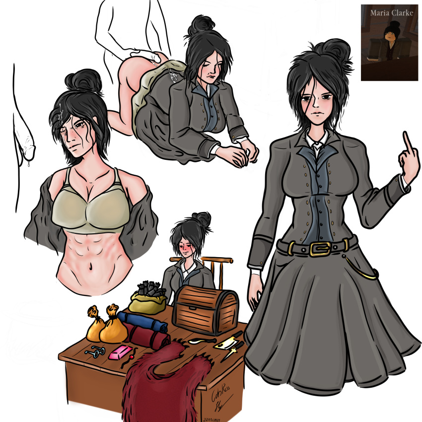 Rule 34 1girls Abs Annoyed Annoyed Expression Cobross Maria Clarke Northwind Roblox Roblox