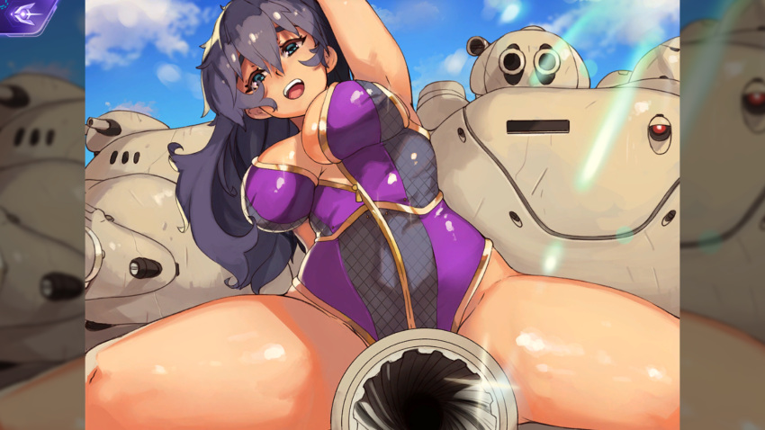 Rule 34 1girls Alabaman Black Hair Blue Eyes Crotch On Gun Cyan Eyes 3452
