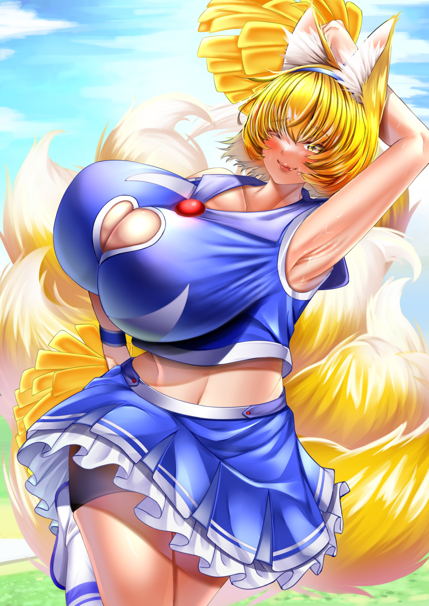 Rule 34 1girls Big Breasts Breasts Busty Cheerleader Female Fox Fox 2888
