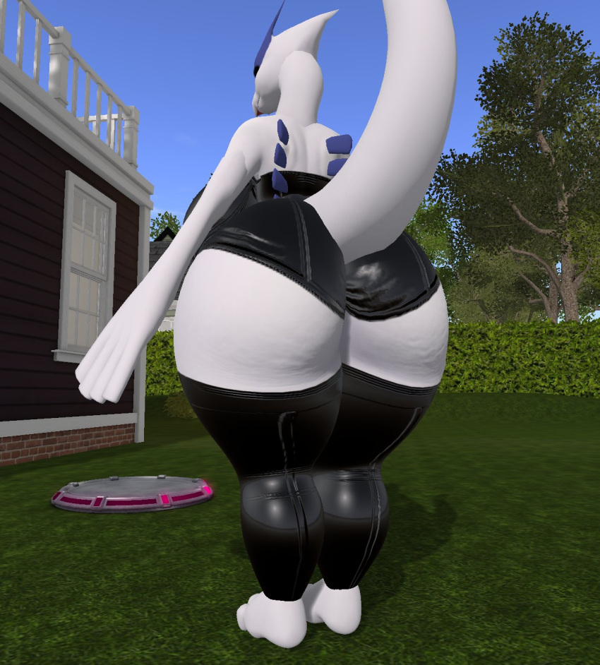 Rule 34 3d Big Ass Big Breasts Breasts Bubble Butt Female Ferialexonar Huge Ass Lugia Pokémon