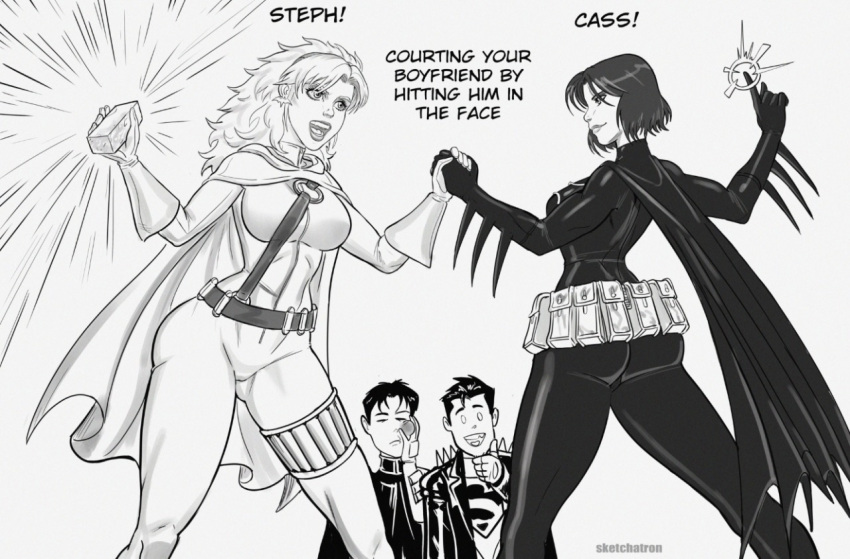 Rule 34 2boys 2girls Ass Batgirl Batgirl Cassandra Cain Batman 2224