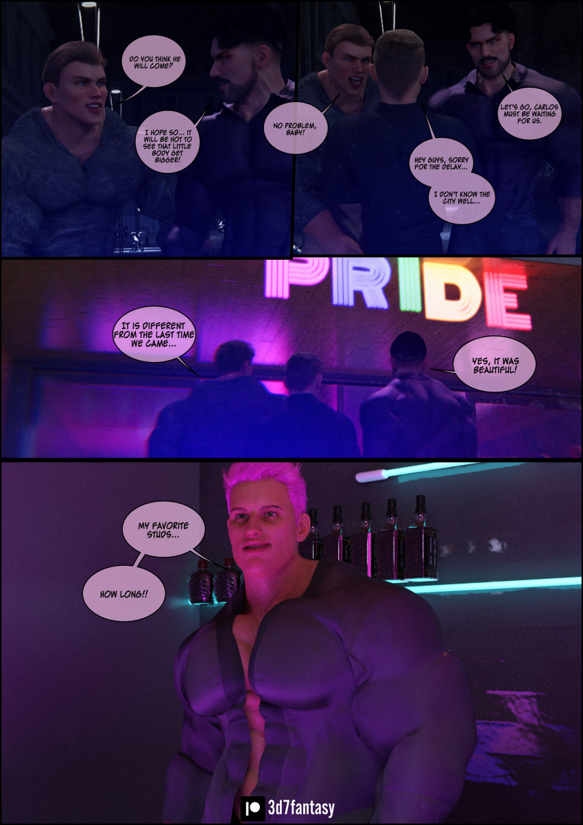 Rule 34 3d7fantasy Bodybuilder Comic Gay Male Male Focus Male Only 6830