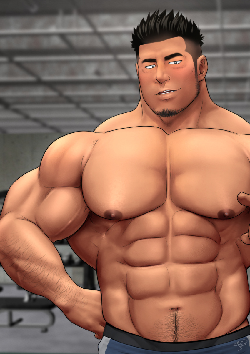 Rule 34 Abs Bara Biceps Bulge Censored Penis Comic Gay Kumagorow Male