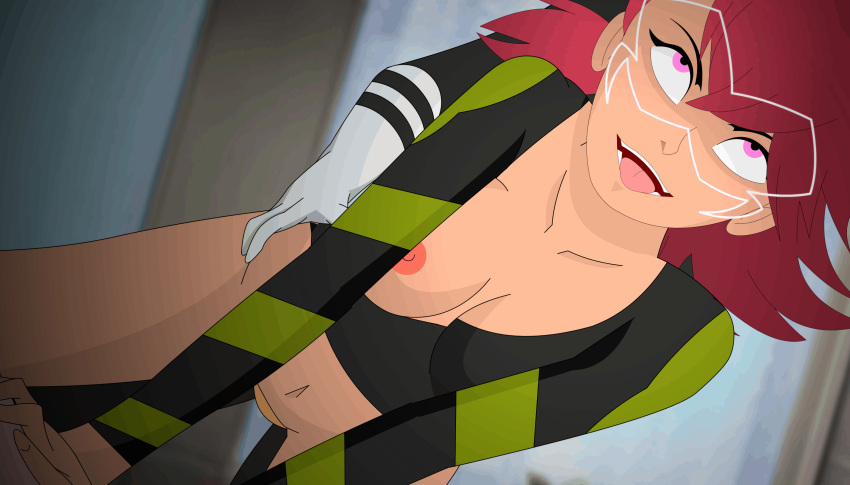 Rule 34 1boy 1girls 2d Akumatized Alix Kubdel Breasts Color Colored 7812