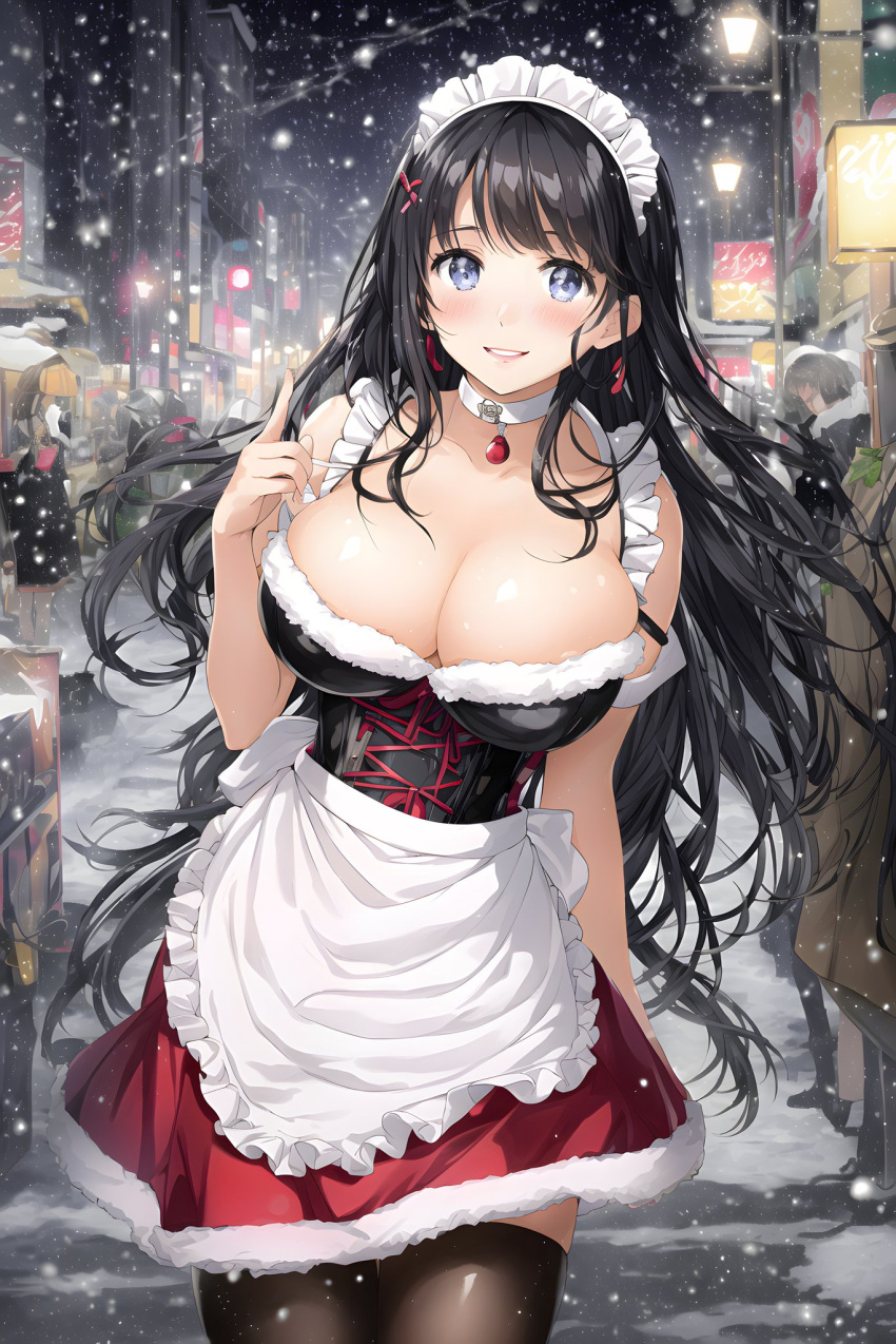Rule 34 1girls 2022 Ai Generated Big Breasts Black Hair Curvy Figure 5758