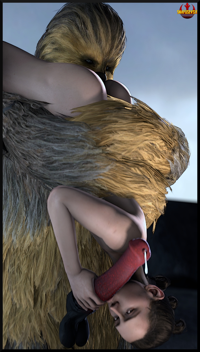 Rule 34 1boy 1girls 3d 69 Big Penis Blowjob Chewbacca Cum Drip 4205