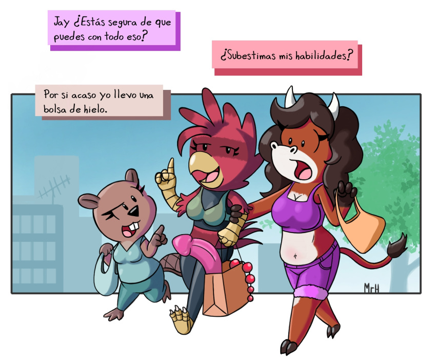 Rule 34 Avian Beaver Big Breasts Bovid Bovine Breasts Brown Body Brown Fur Buckteeth Cattle