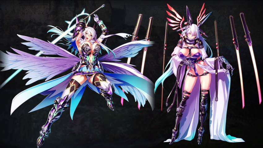 Rule 34 1girls Angel Armor Before And After Body Modification Bondage Gear Bondage Outfit