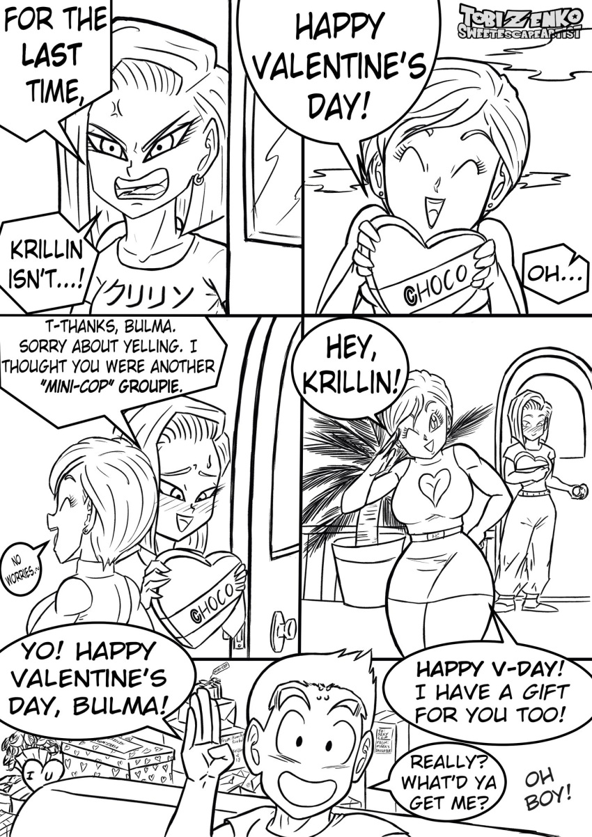 Rule 34 Android Android 18 Breasts Bulma Briefs Comic Dragon Ball Dragon Ball Super Dragon