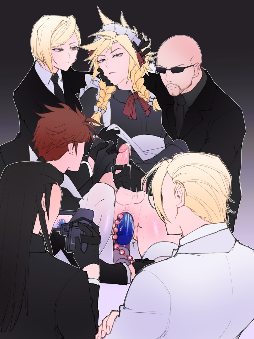 Rule 34 Anal Insertion Bored Expression Bored Sex Cloud Strife Crossdressing Elena Final