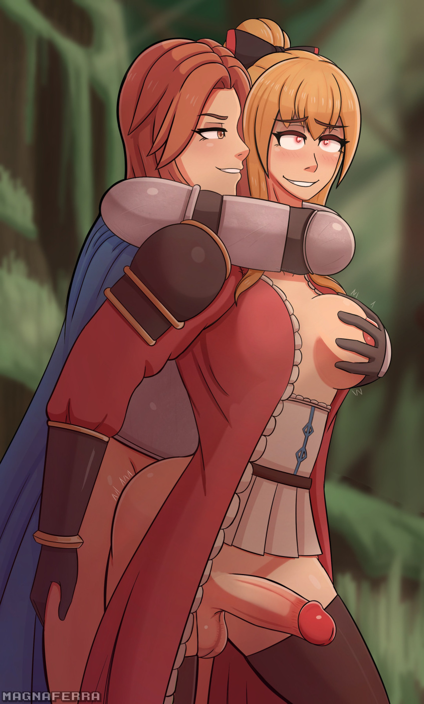 Rule 34 2futas Ahe Gao Anal Areolae Arm Around Neck Big Breasts