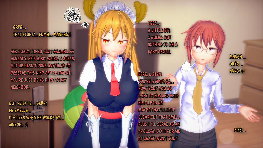 Rule 34 3d Koikatsu Maid Maid Headdress Maid Uniform Miss Kobayashis