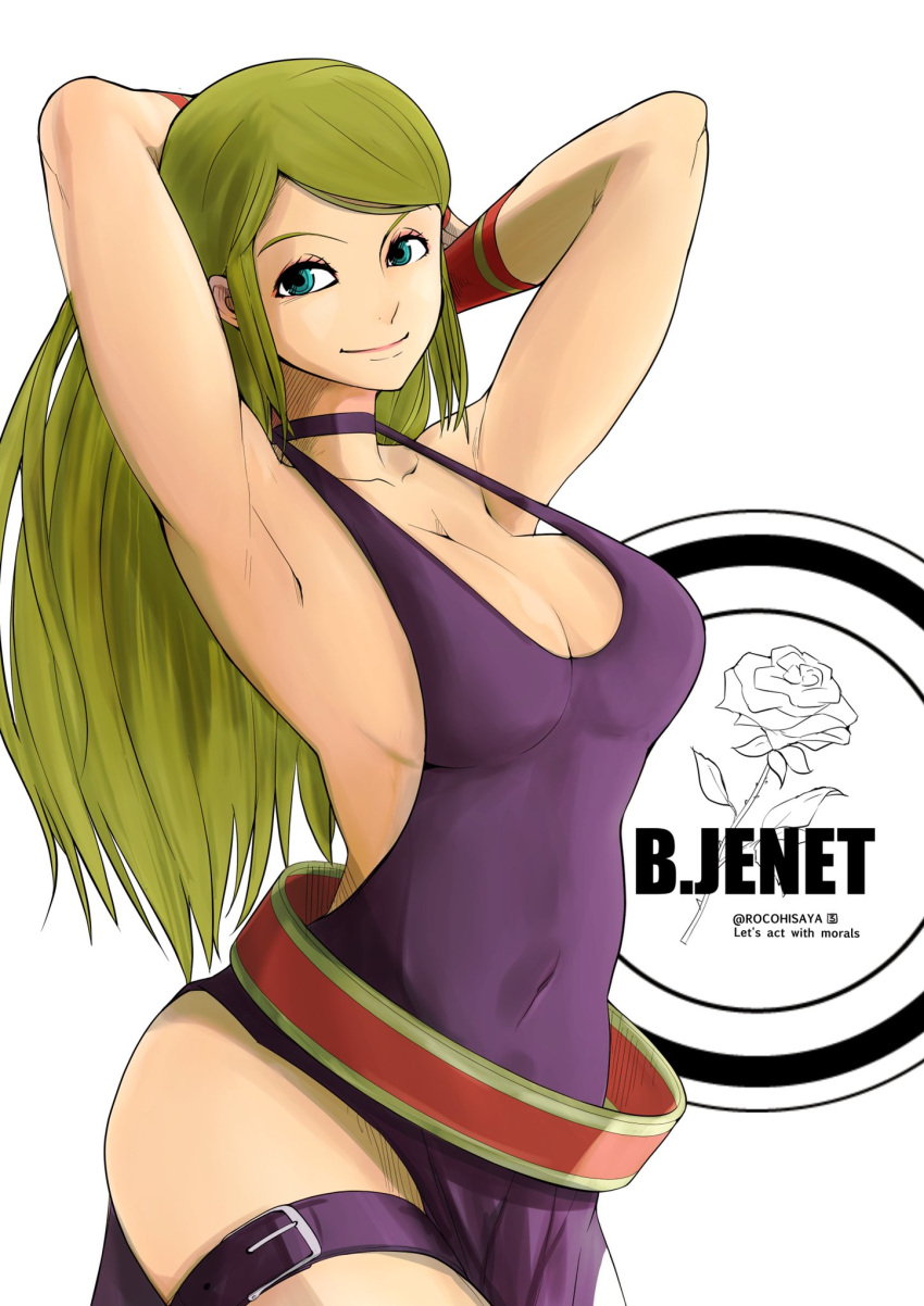 Rule 34 1girls Aqua Eyes Armpits Arms Behind Head Big Breasts Blonde
