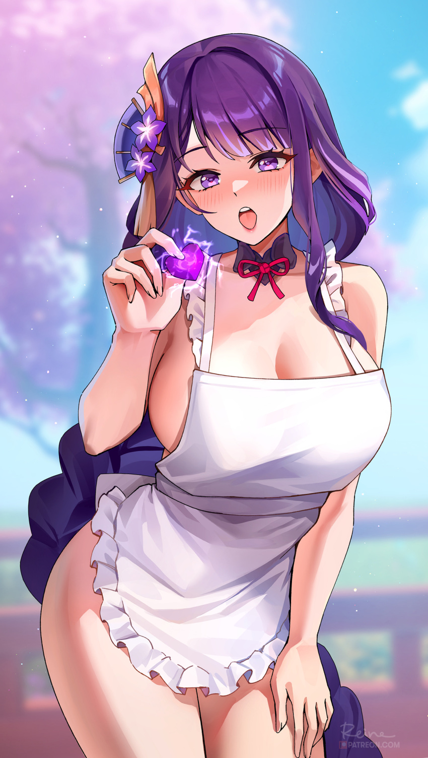 Rule 34 1girls Apron Apron Only Braided Hair Breasts Chocolate Female