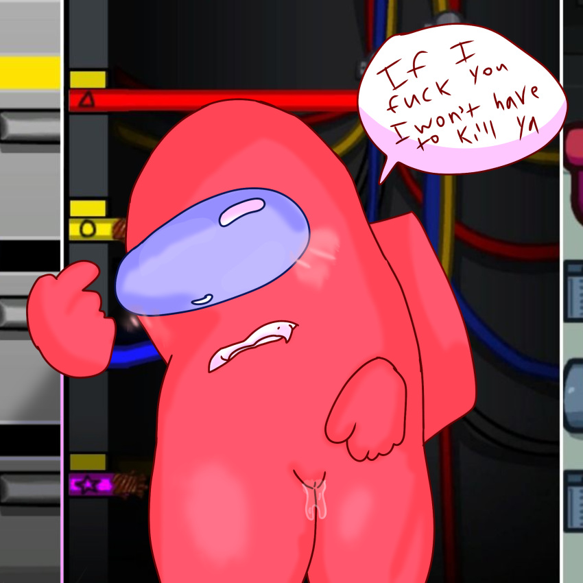 Rule 34 Among Us Among Us Imposter Among Us Red Electric Wire