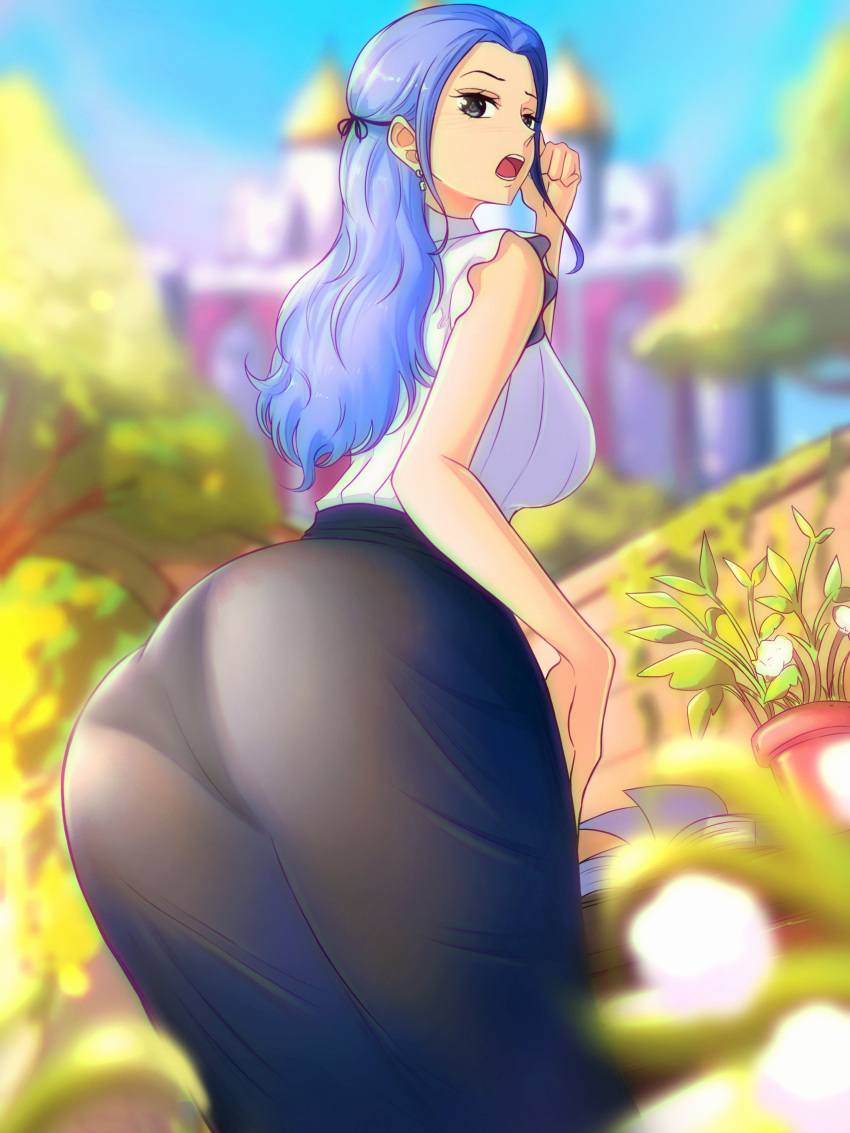 Rule 34 Ass Bending Over Female Female Only Nefertari Vivi One Piece