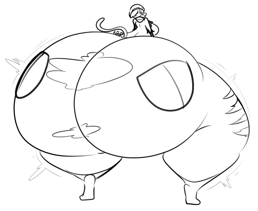 Rule 34 Anthro Ass Expansion Big Ass Big Breasts Breasts Bubble Butt Colossal Ass Expansion