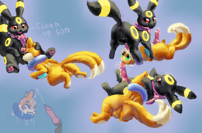 Rule 34 2 Tails Absurd Res Anus Ass Balls Bodily Fluids Buizel Cleaning Cum Cum In Mouth Cum